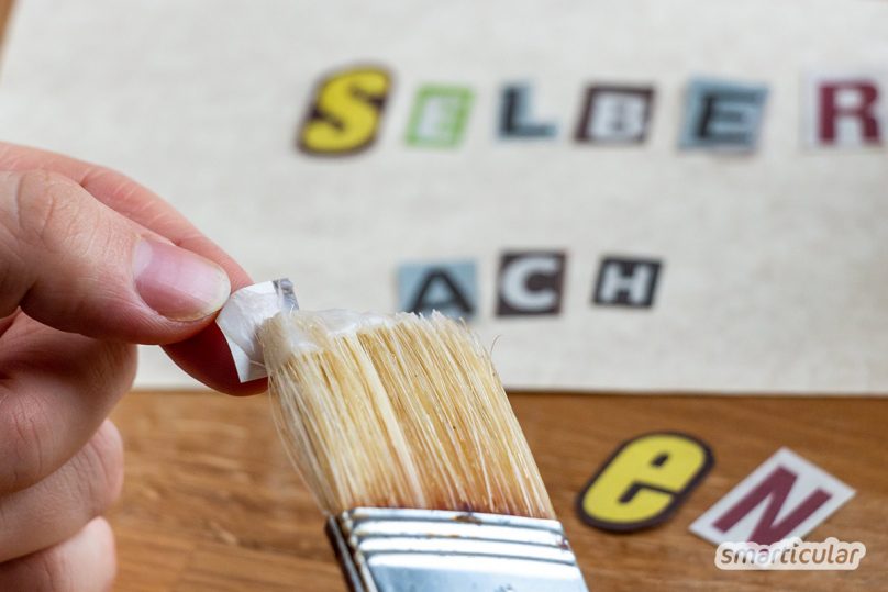 Essbaren Klebstoff zum Basteln für Kinder selbermachen - ungiftig, wasserlöslich und haltbar ...