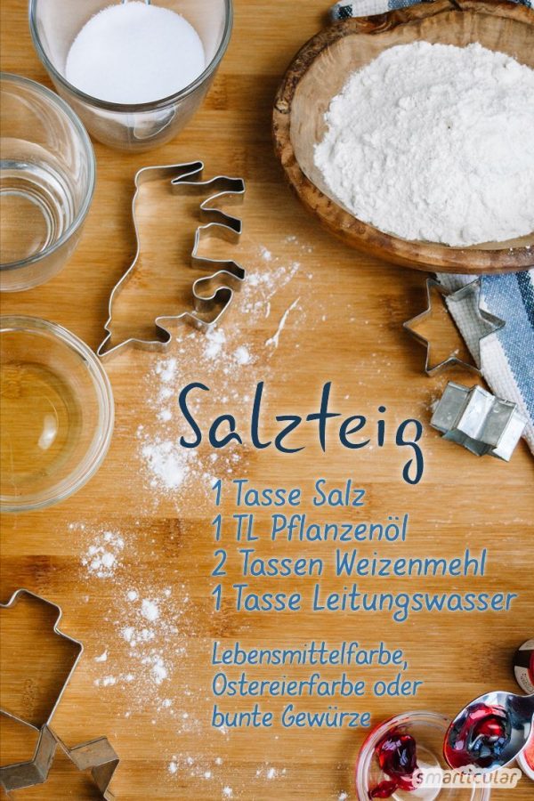 Salzteig einfach selber machen: Rezept und Anleitung – smarticular Verlag