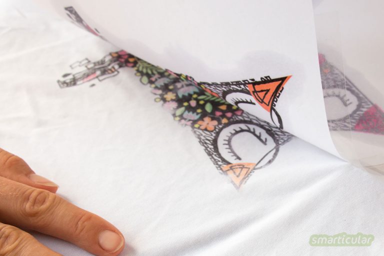 Lavendeldruck: Mit Lavendelöl und Laserdruck Motive auf Stoff zaubern