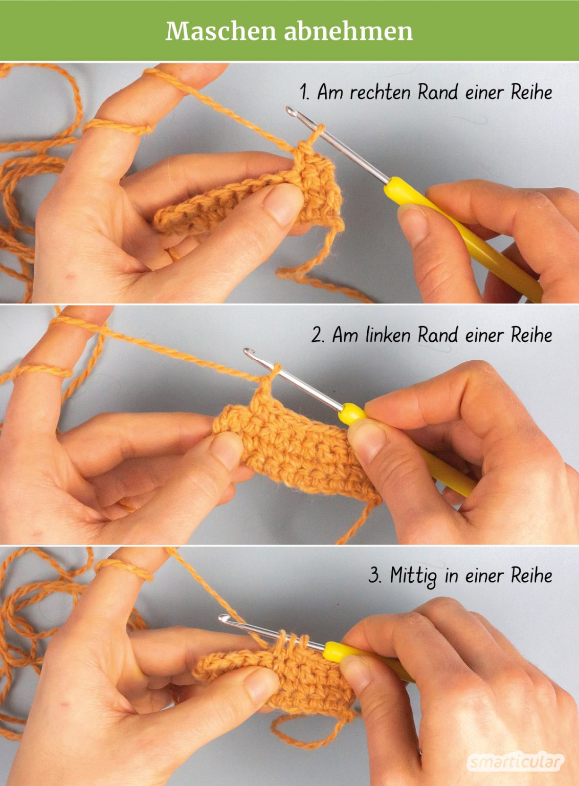 Häkeln für Anfänger - Anleitung zu den Grundbegriffen des Häkelns