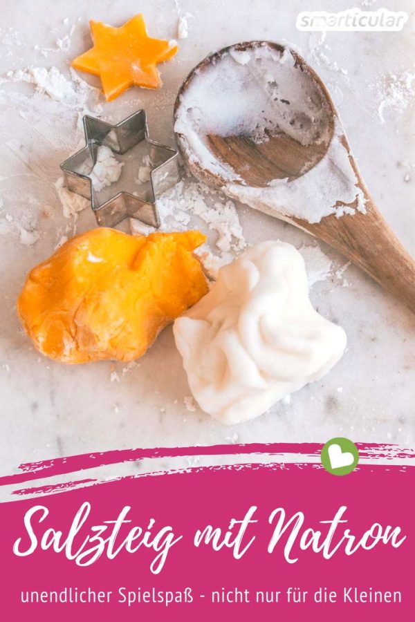 Salzteig selber machen - geniales Rezept mit Natron und Speisestärke