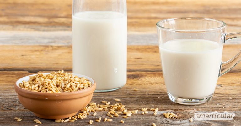 Hafermilch selber machen aus ganzen Körnern - so einfach geht’s ...