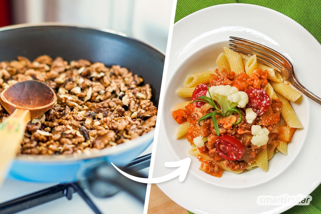 Veganes Hackfleisch: Linsen, Gemüse und Co. als schnelle Hackfleisch ...