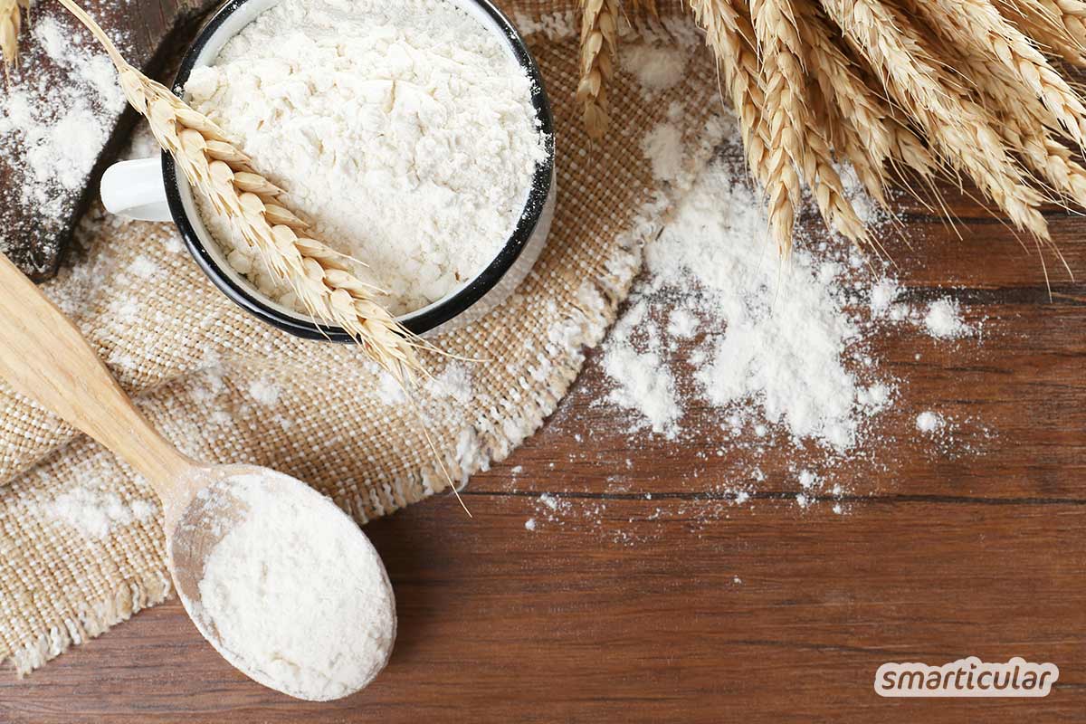 Welches Mehl wofür? Mehlsorten Type 405, 550 etc. und ihre Verwendung ...