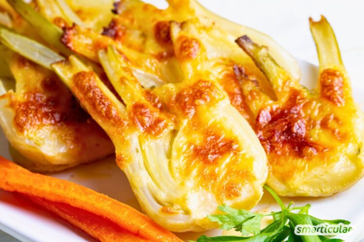 Fenchel überbacken mit Käse - ein leichtes aromatisches Rezept ...
