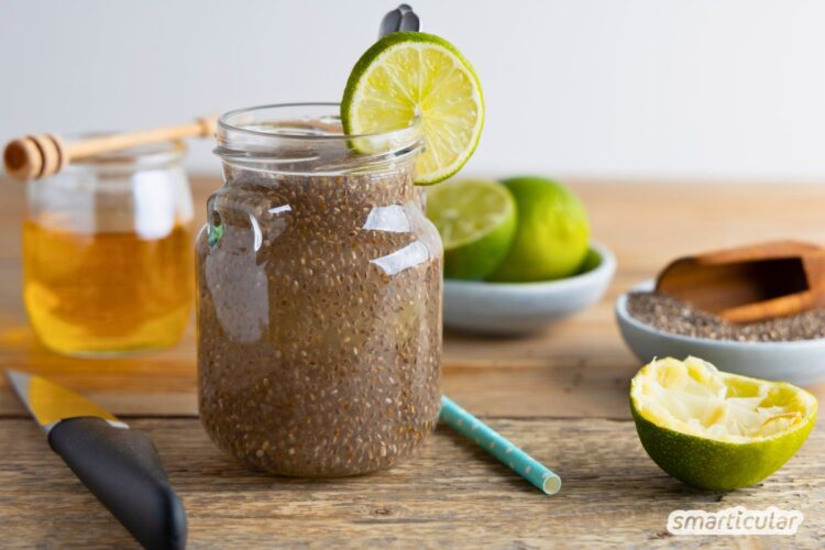 Erfrischende Chia Fresca (Iskiate) ganz einfach selber machen ...